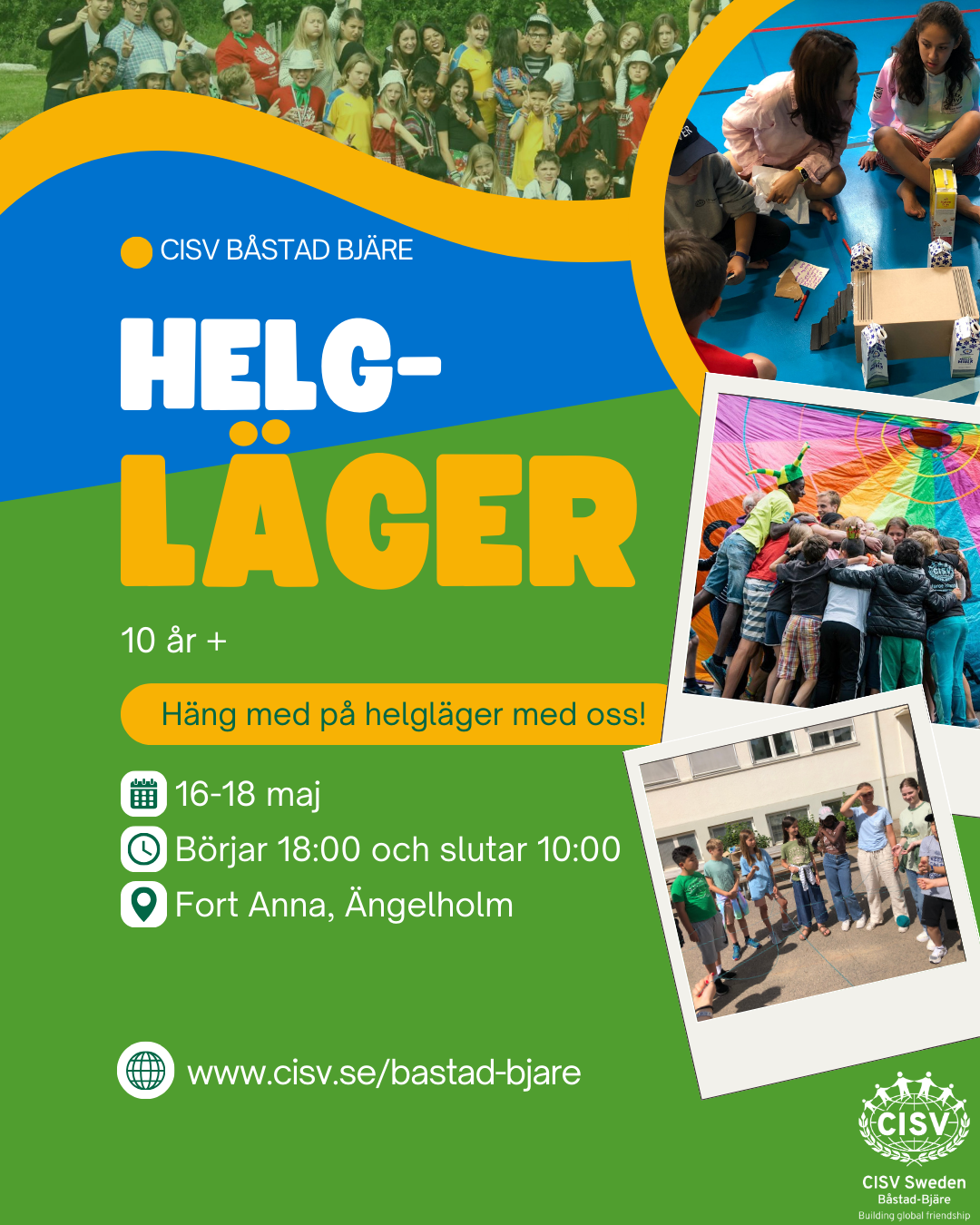 Händelse: CISV Båstad-Bjäre - Helgläger! - CISV Sweden