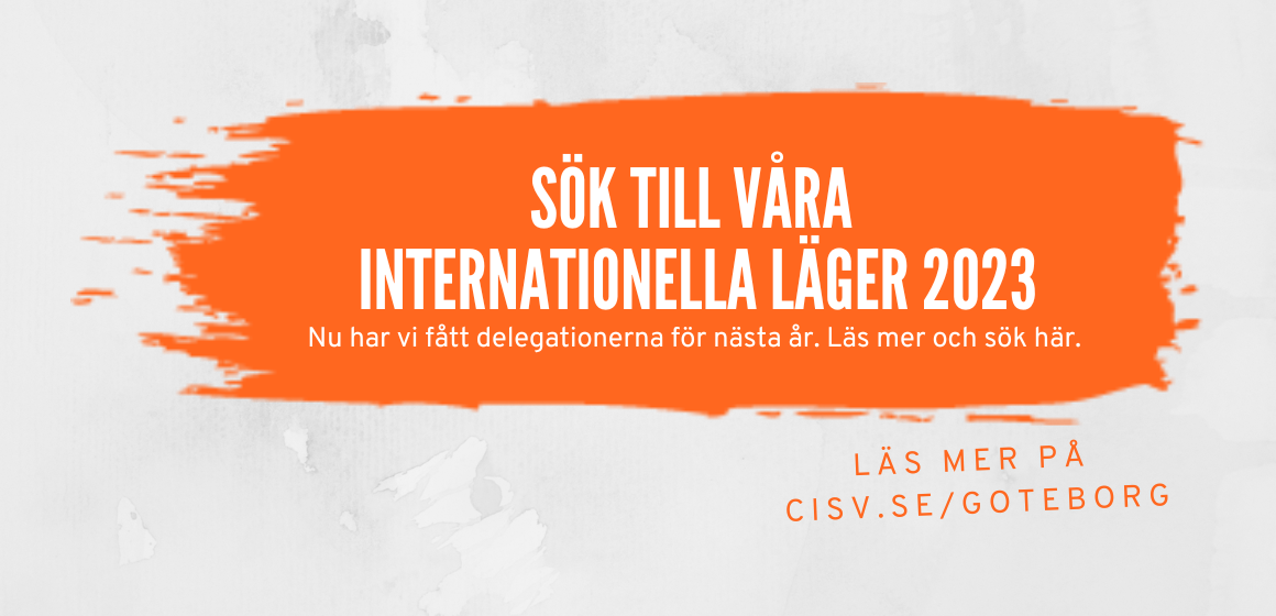 Nyhet: CISV Göteborg: Sök till våra delegationer 2023 - CISV Sweden