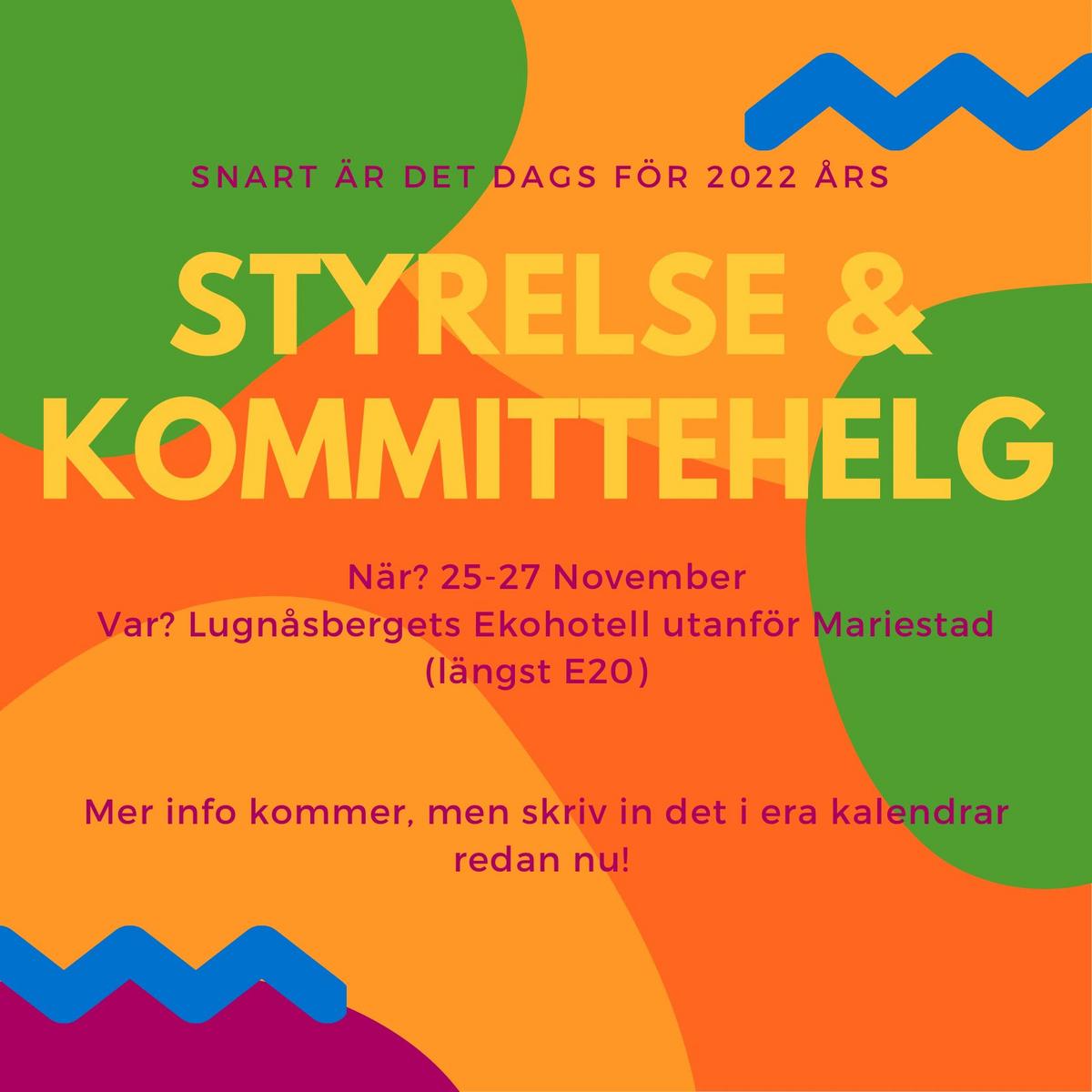 Händelse: CISV Sweden: Styrelse- och kommittéhelg 2022 - CISV Sweden